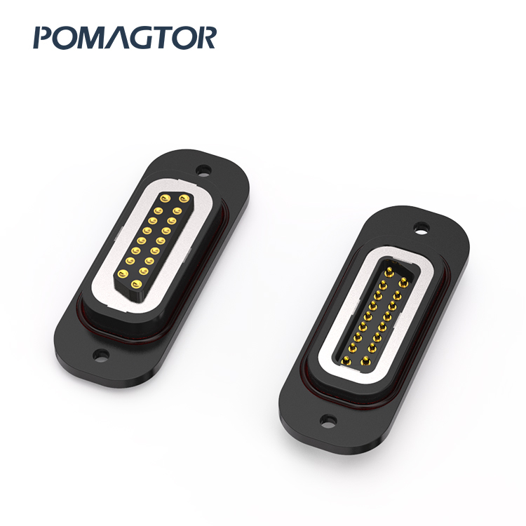 Multi-Pin Series Customized Magnetic Pogo Pin Connector | Pomagtor